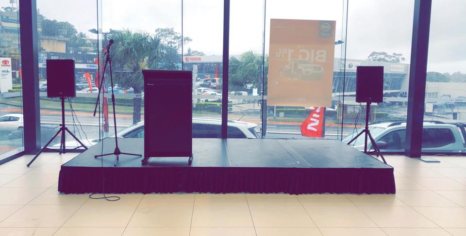 DIY Party – Sound Pack with Speaker Stands | Event Hire Sydney