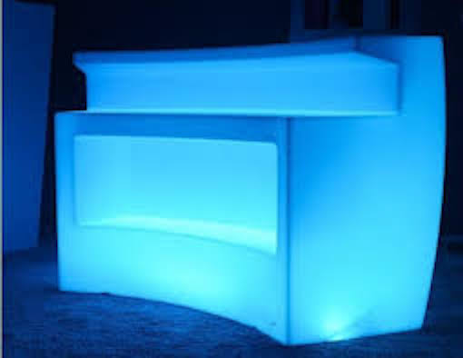 Curved Glow Bar | Event Hire Sydney
