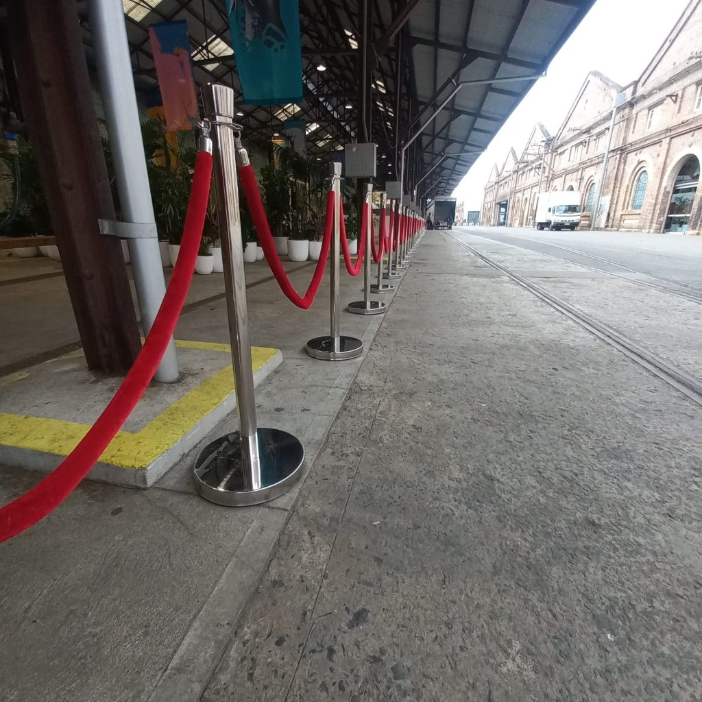 Chrome Bollard Hire Sydney - Stylish Event Venues
