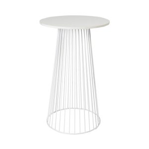 White Wire Cocktail Table Hire Sydney - Event Hire
