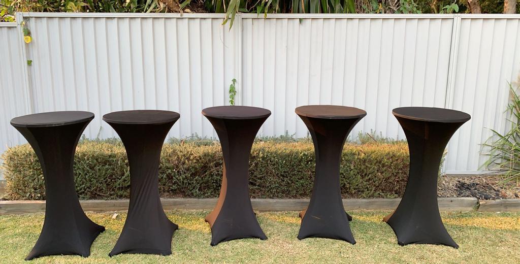 Linen Hire Sydney - Lycra Bar Socks for Cocktail Tables