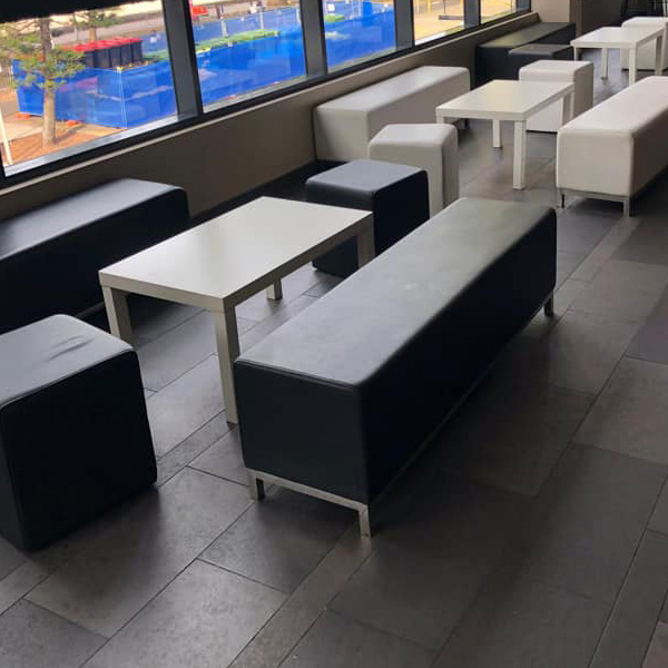 White Rectangular Coffee Table | Event Hire Sydney