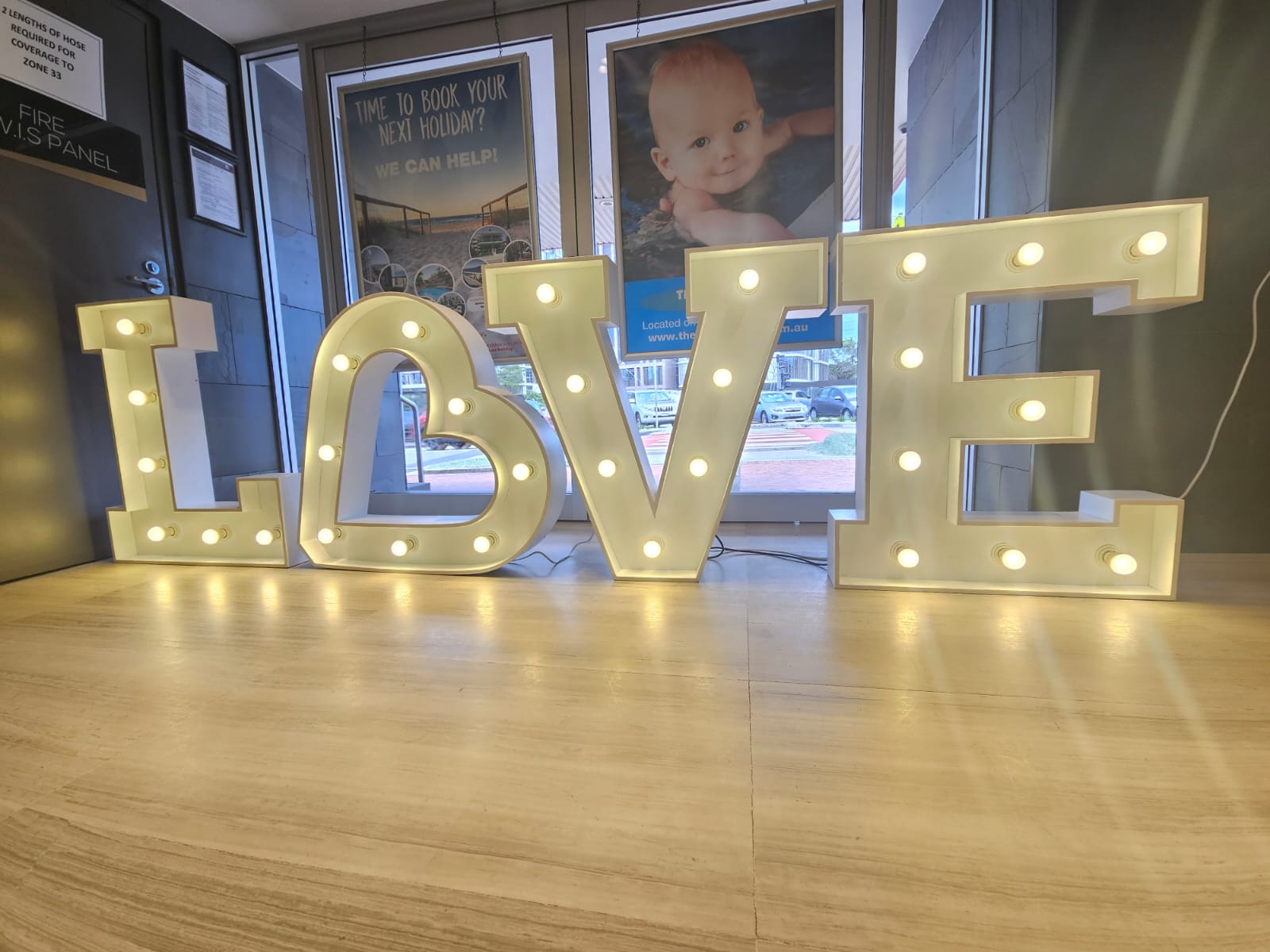 Love Letter Sign Hire Sydney - Weddings and Events